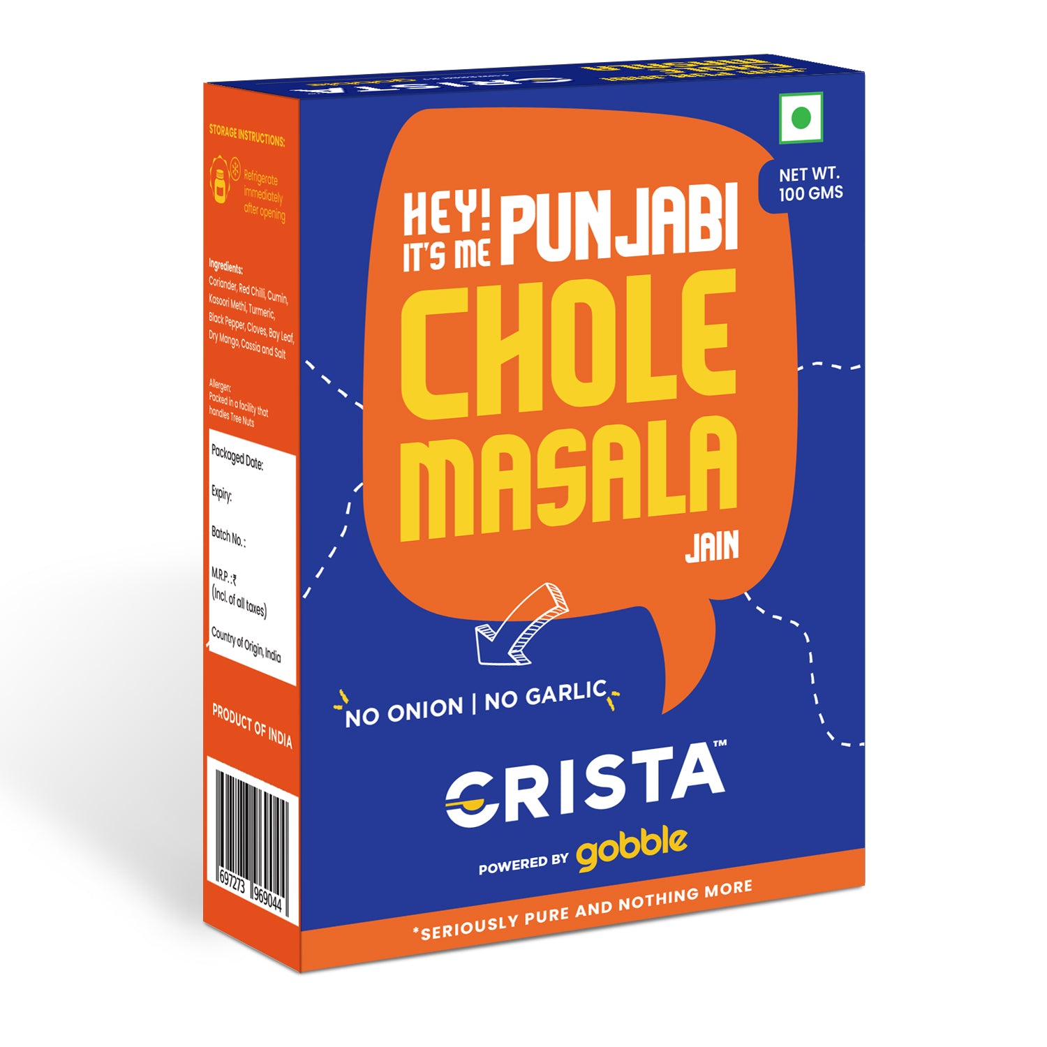 Buy Jain Punjabi Chole Masala online | Crista Spices