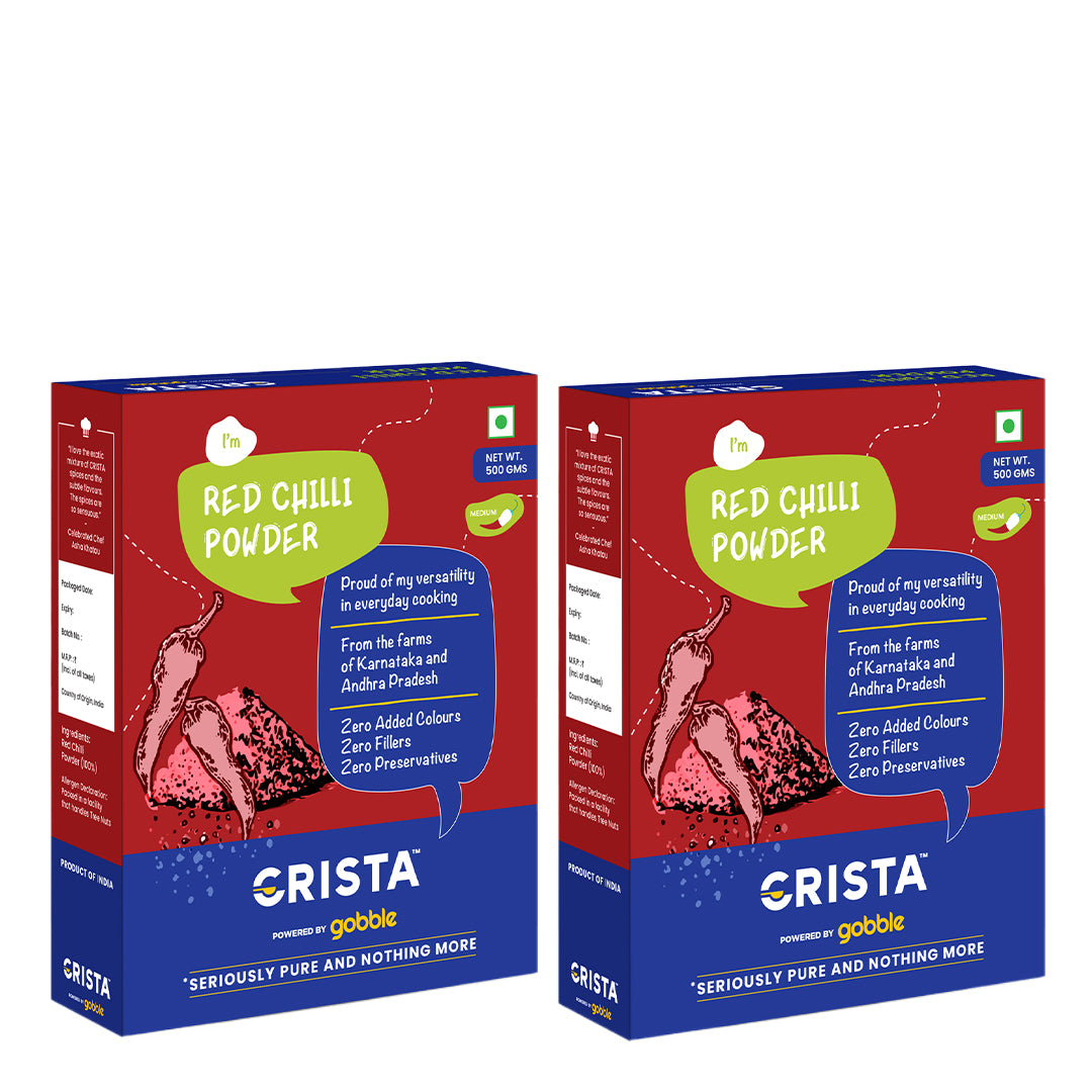Buy Red Chilli Powder Combo Pack Online | Crista Spices