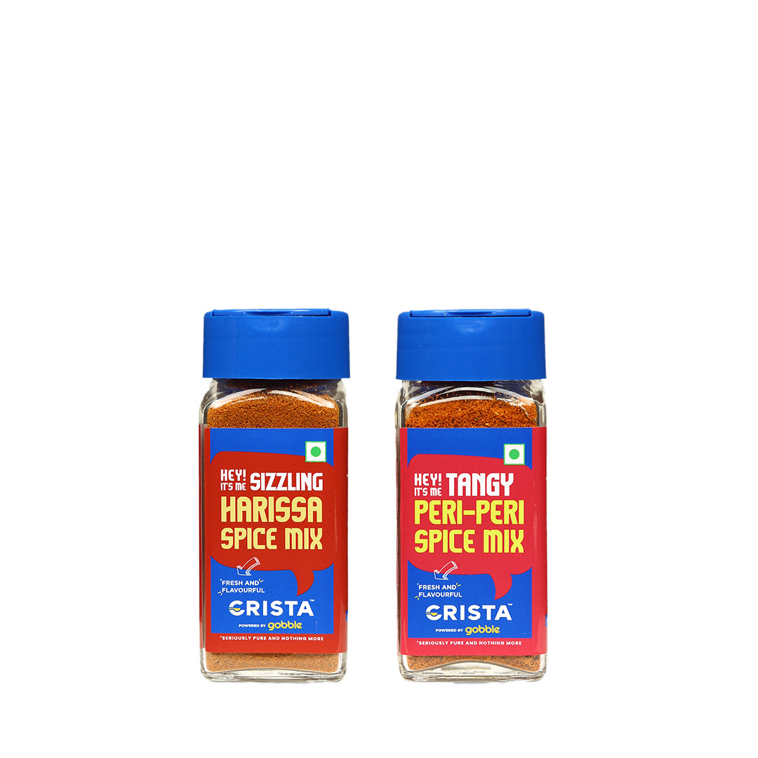 Buy Harissa and Peri-Peri Combo Pack Online | Crista Spices